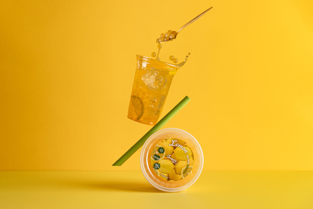 Lemon Popping Boba for Bubble Tea | Fruit Pearls | Inspire Food Co