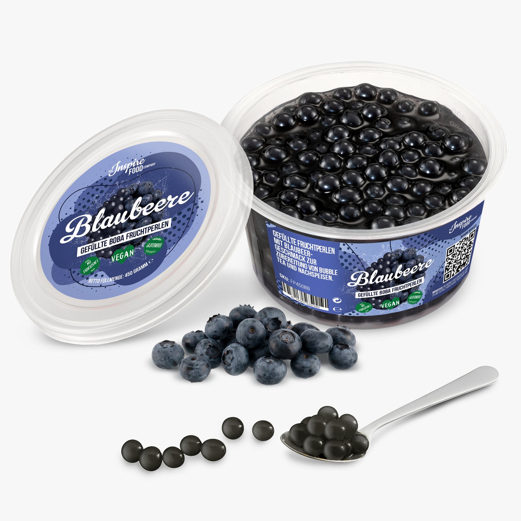 Blueberry Popping Boba for Bubble Tea | Fruit Pearls | Inspire Food Co ...