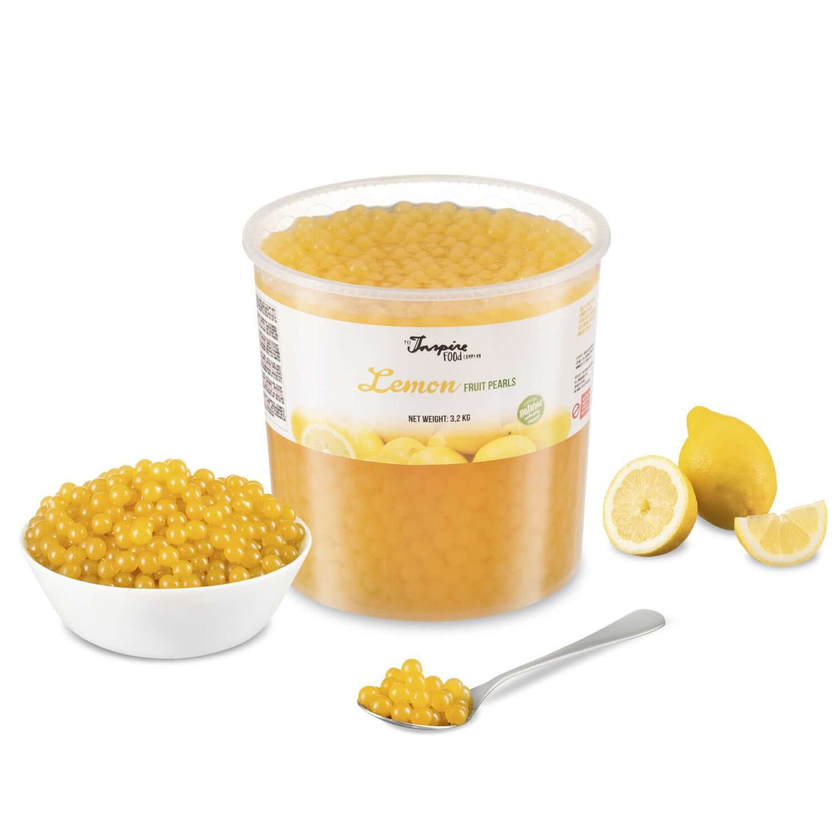 Lemon Popping Boba for Bubble Tea | Fruit Pearls | Inspire Food Co